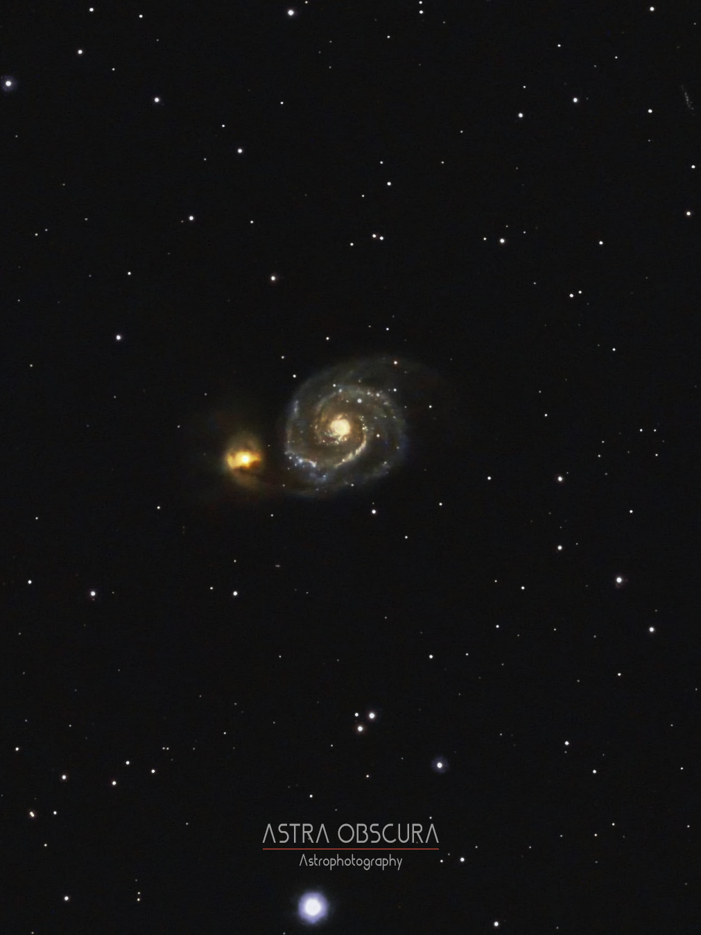 Messier 51 (Whirlpool Galaxy) – Astra Obscura